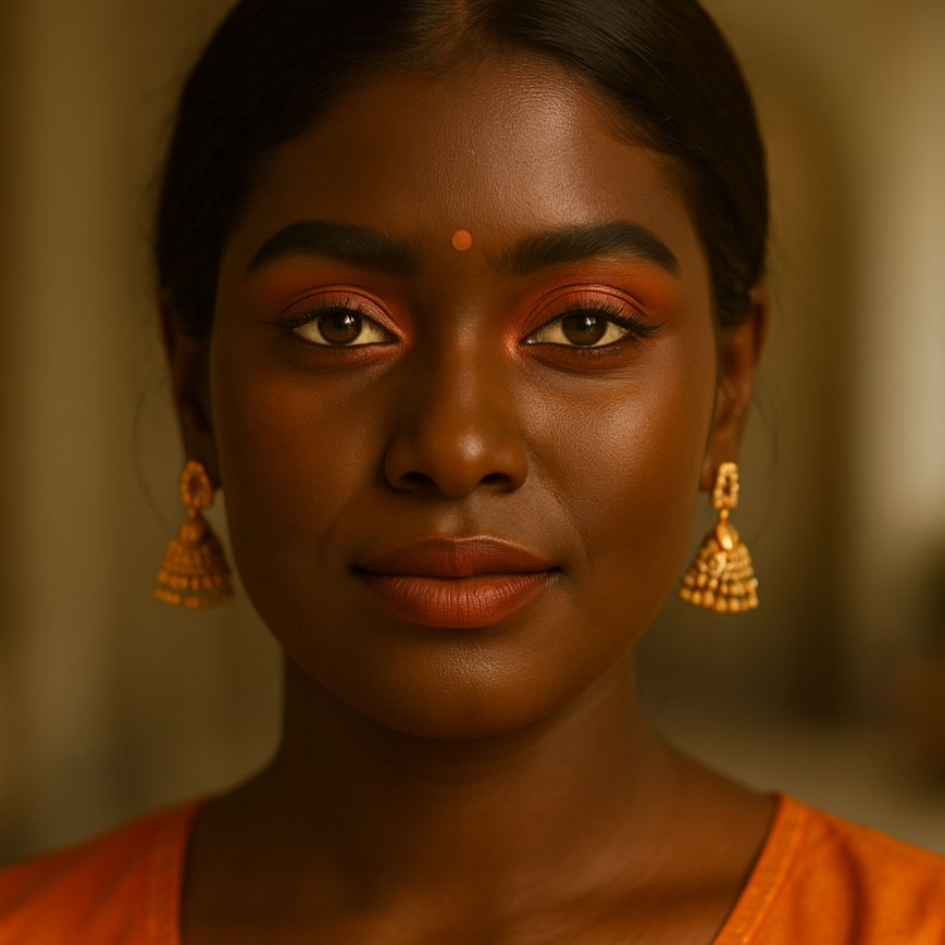 Navratri Na Navrang - Orange - Rich Espresso - Tone Theory